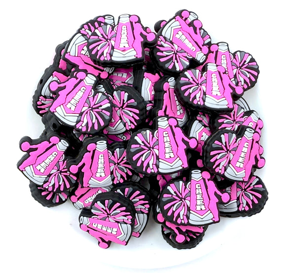 Cheer Silicone Focal Beads – USA Silicone Bead Supply Princess Bead Supply