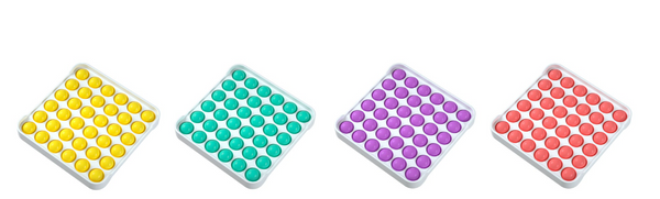 Square Pop It Fidget Boards – USA Silicone Bead Supply Princess Bead Supply